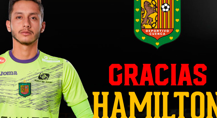 Serie A Deportivo Cuenca oficializó el traspaso de Hamilton Piedra a ...