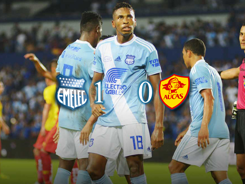 Serie A (1-0) Emelec superó por la mínima a Aucas en el cierre de los ...