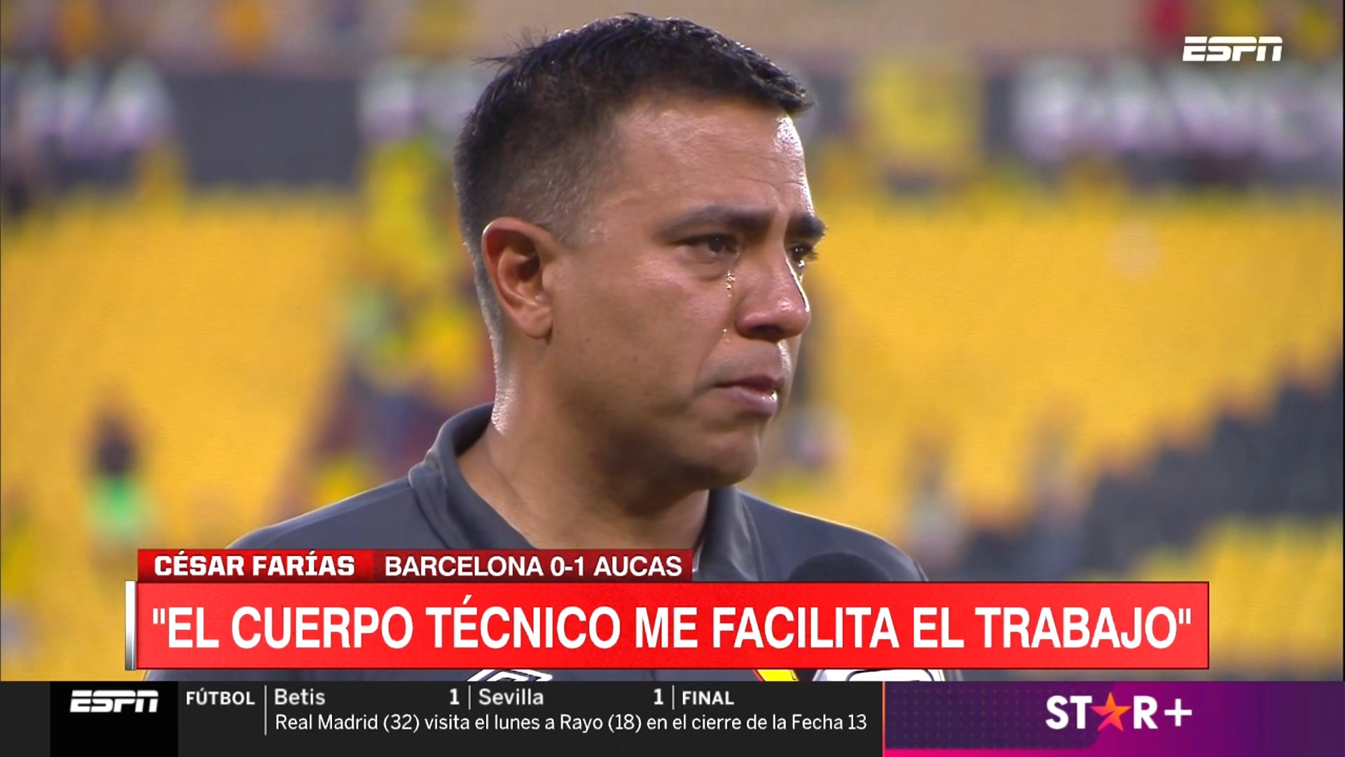 Serie A César Farías se conmovió hasta las lágrimas tras ganar la final ...