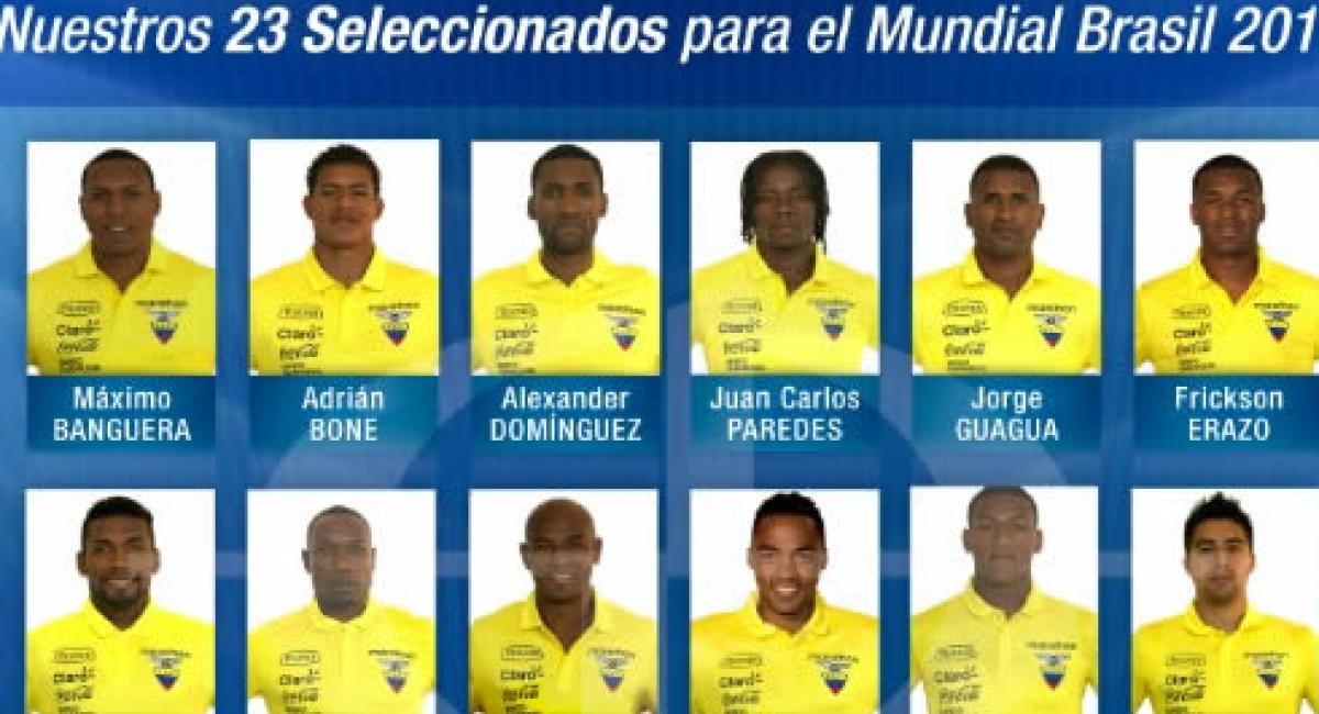 Fútbol Ecuador Selección Nacional Listos los 23 jugadores de la 'Tri ... Fútbol Ecuador Selección Nacional Listos los 23 jugadores de la 'Tri ...