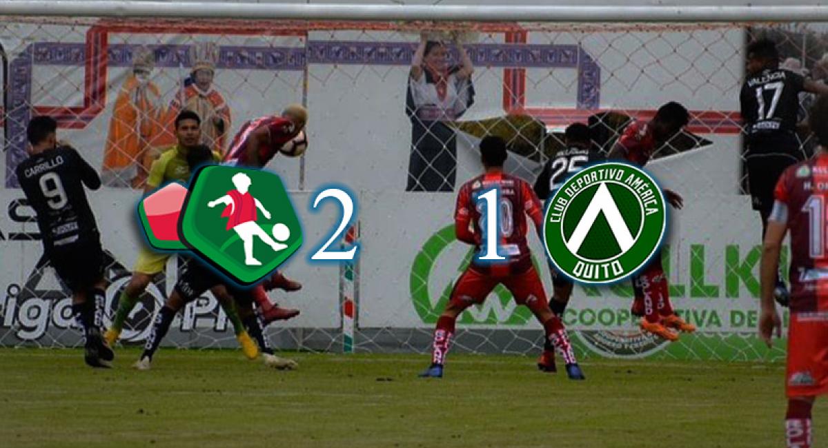 Fútbol Ecuador Serie A (2-1) Mushuc Runa venció a América y los ... Fútbol Ecuador Serie A (2-1) Mushuc Runa venció a América y los ...